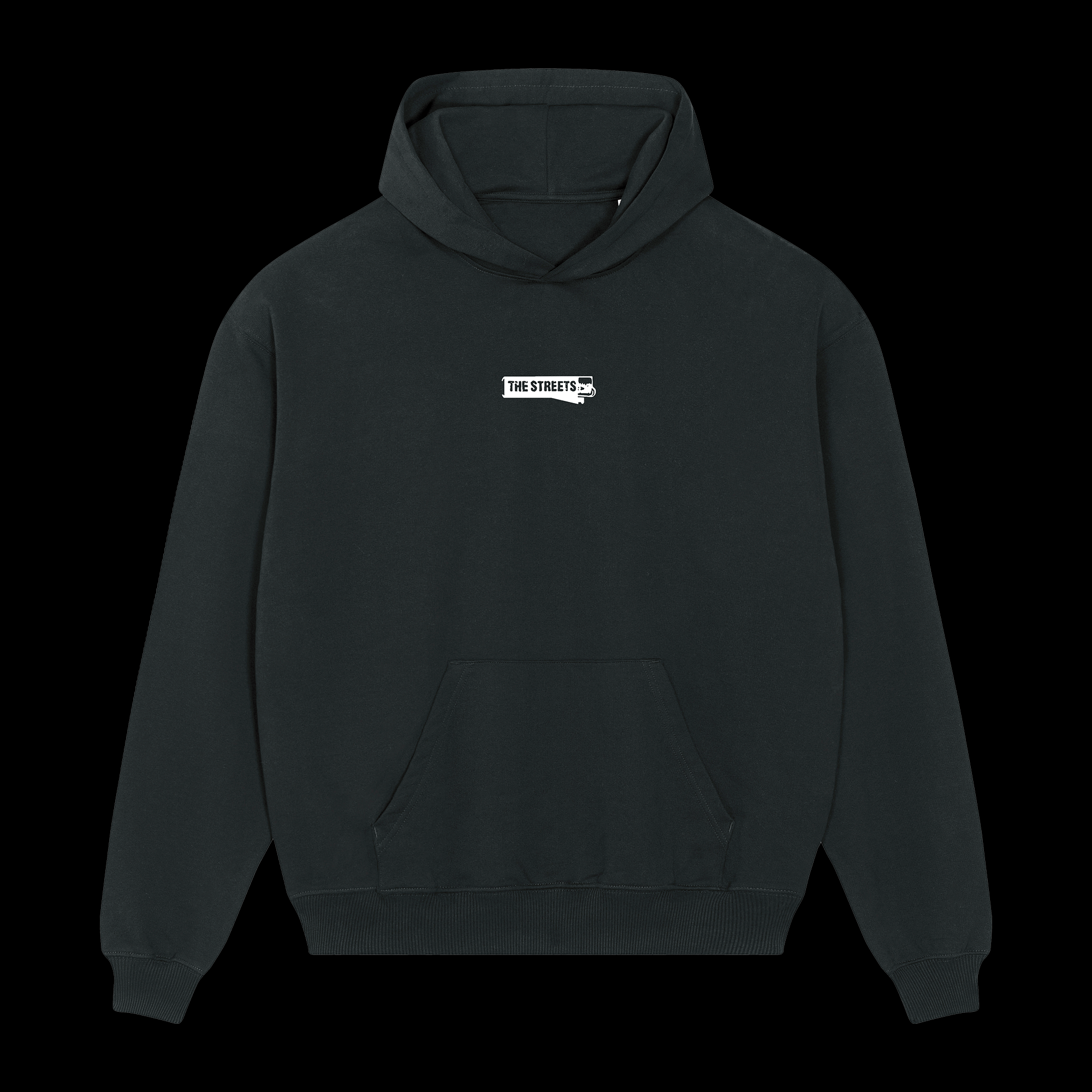 Embroidered Logo Black Hoodie | The Streets Official Store – The ...
